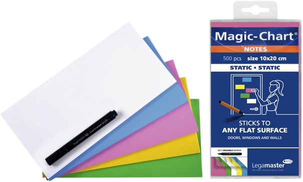 Magic-chart notes Legamaster 10x20cm assorti GZ OfficeXperience