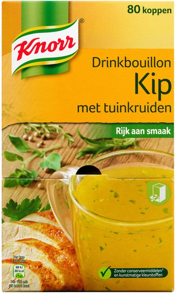 Drinkbouillon Knorr kip tuinkruiden 80 stuks GZ OfficeXperience